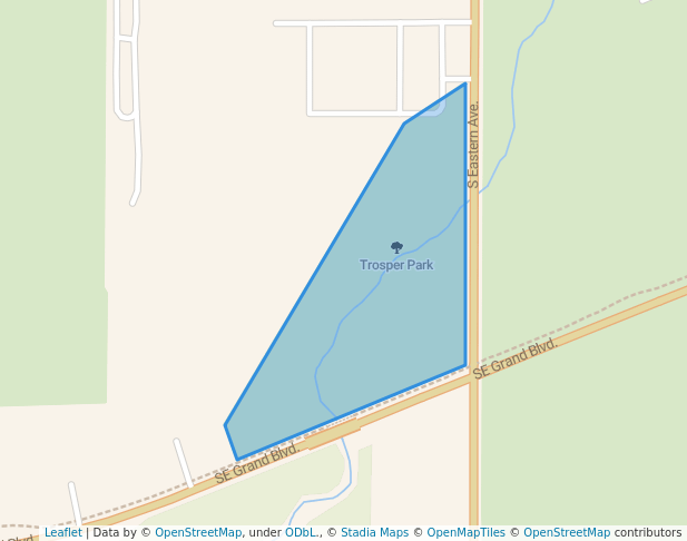 Trosper Park in Oklahoma City | Map and Routes