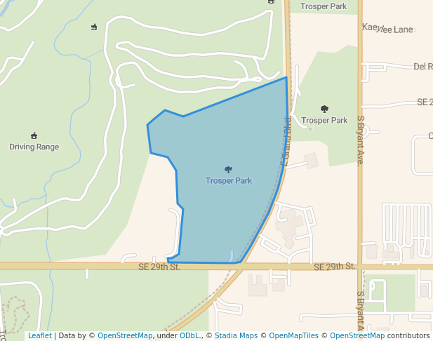 Trosper Park in Oklahoma City | Map and Routes