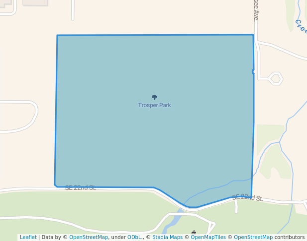 Trosper Park in Oklahoma City | Map and Routes