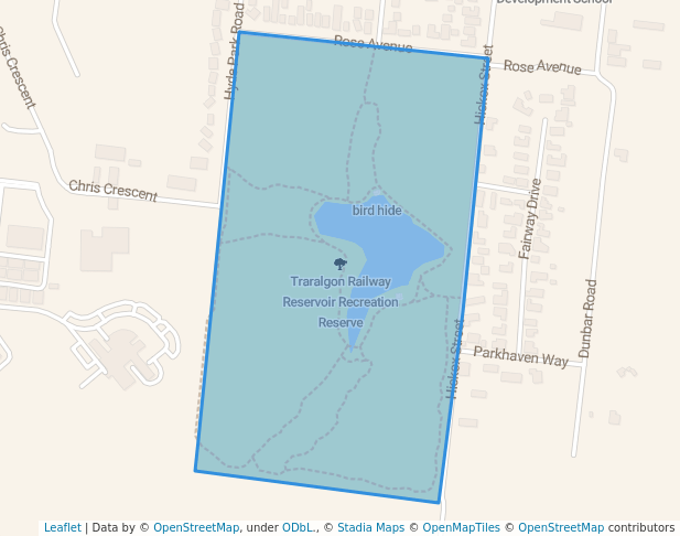 Traralgon Railway Reservoir Recreation Reserve in Traralgon | Map and ...