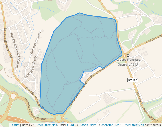 Pinhal da Paiã in Pontinha | Map and Routes