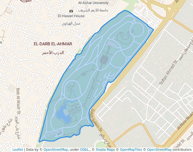 Al-Azhar Park in Cairo | Map and Routes