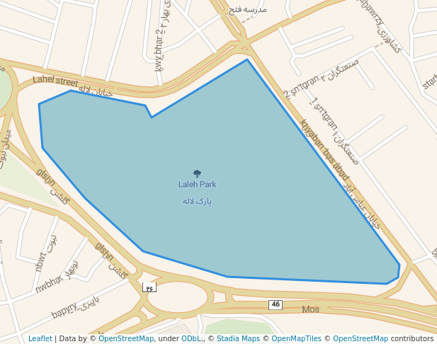 Laleh Park in Sanandaj | Map and Routes