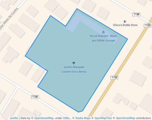 Jardim Nangade (Jardim Dona Berta) in Maputo | Map and Routes