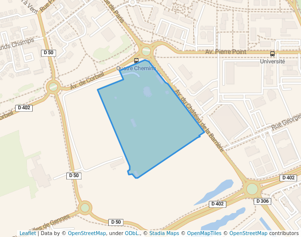 Parc de la Barrière in Lieusaint | Map and Routes