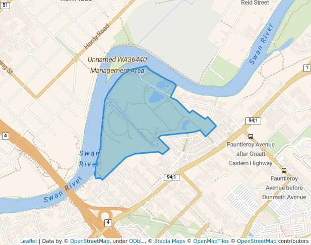 Garvey Park in Ascot | Map and Routes