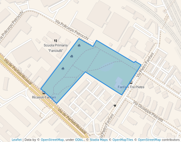 Lippi's Garden in Firenze | Map and Routes