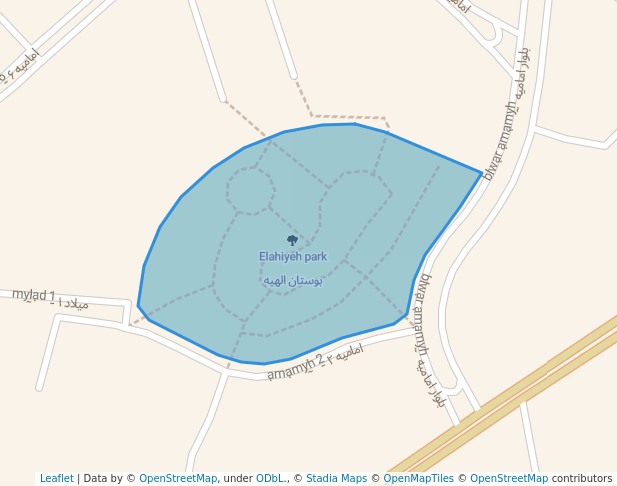 Elahiyeh park in Birjand | Map and Routes