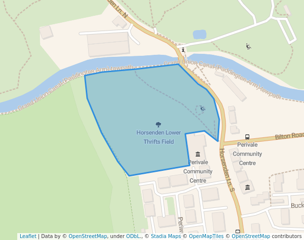 Horsenden Lower Thrifts Field in Perivale | Map and Routes
