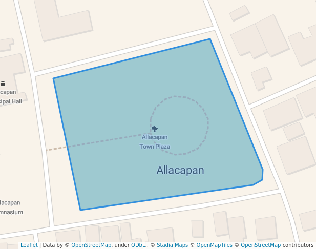 Allacapan Town Plaza in Allacapan | Map and Routes
