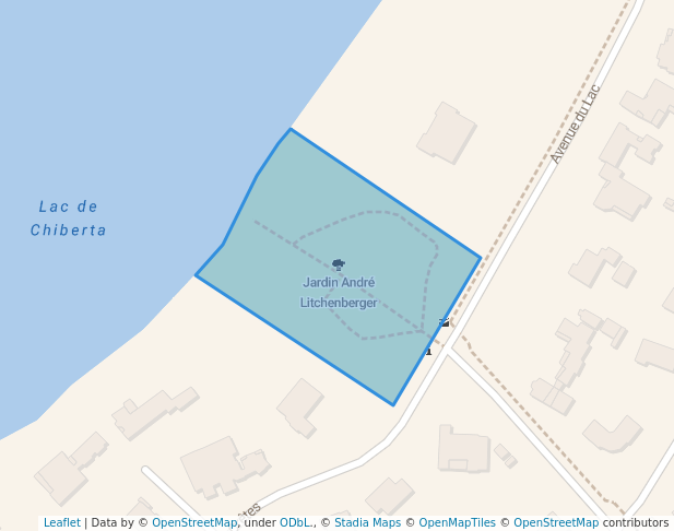 Jardin André Litchenberger in Anglet | Map and Routes