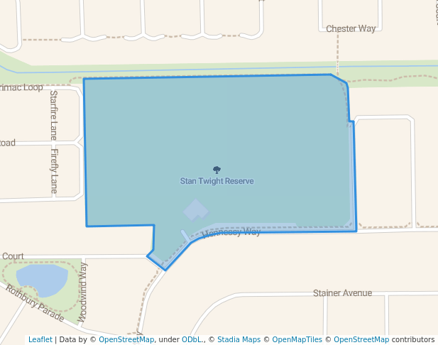 Stan Twight Reserve in Rockingham | Map and Routes