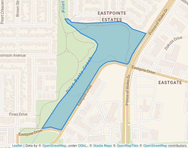 Eastgate Park in Regina | Map and Routes