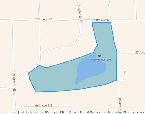Meadowlands Park in Minneapolis | Map and Routes