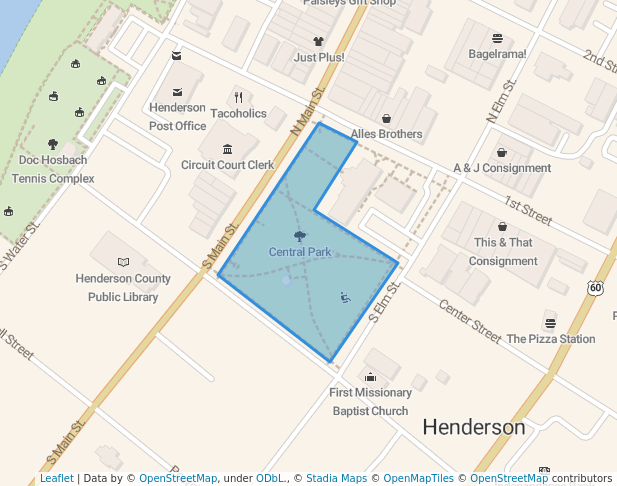 Central Park in Henderson | Map and Routes