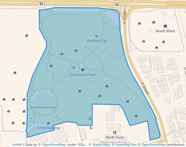 Community Park in Davis | Map and Routes