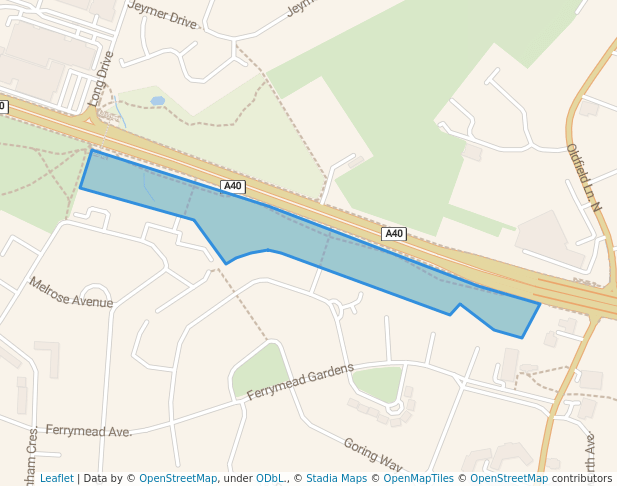 Greenford Lagoons in Greenford | Map and Routes