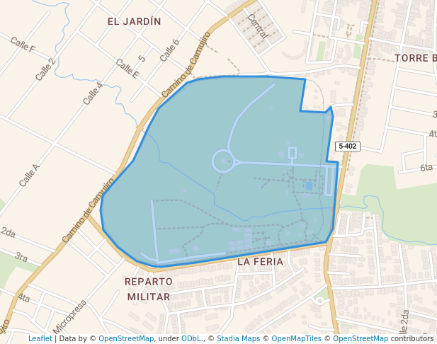 Luna Park Camillo Cienfuegos in Camaguey | Map and Routes