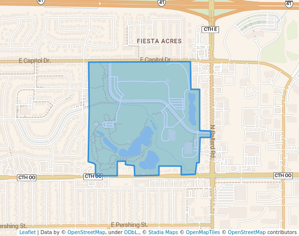 Appleton Memorial Park in Appleton | Map and Routes