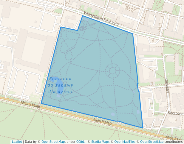Jordan Park in Kraków | Map and Routes