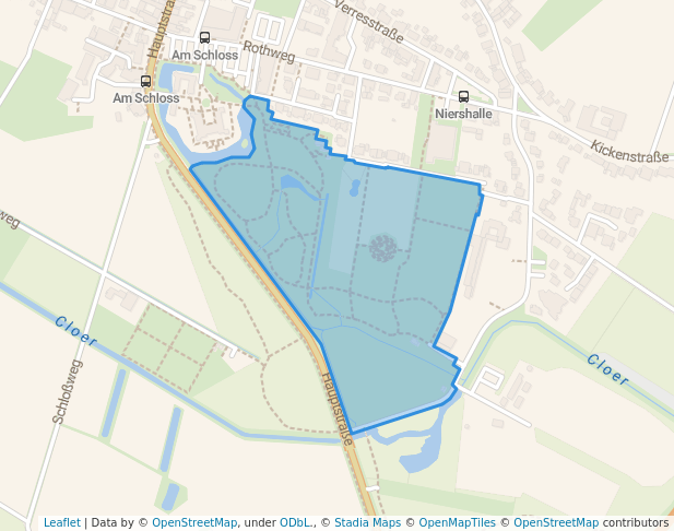 Schlosspark Neersen in Willich | Map and Routes