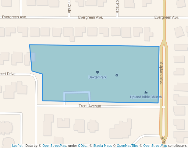 Dexter Park in Las Vegas | Map and Routes