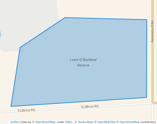 Leeor I2 Bushland Reserve in Serviceton | Map and Routes