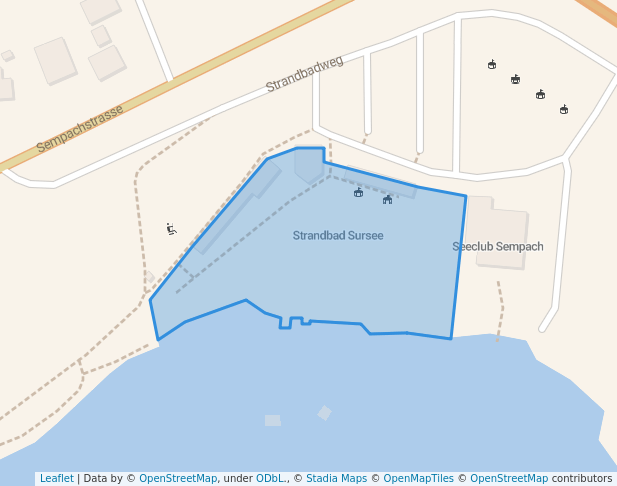 Strandbad Sursee in Sursee | Map and Routes