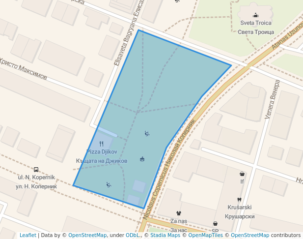 Park "Berlinska stena" in Sofia | Map and Routes