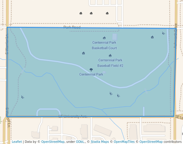 Centennial Park in Waukee | Map and Routes