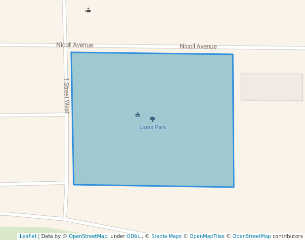 Lions Park in Regina Beach | Map and Routes