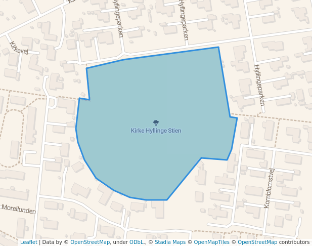 Kirke Hyllinge Stien in Kirke Hyllinge | Map and Routes
