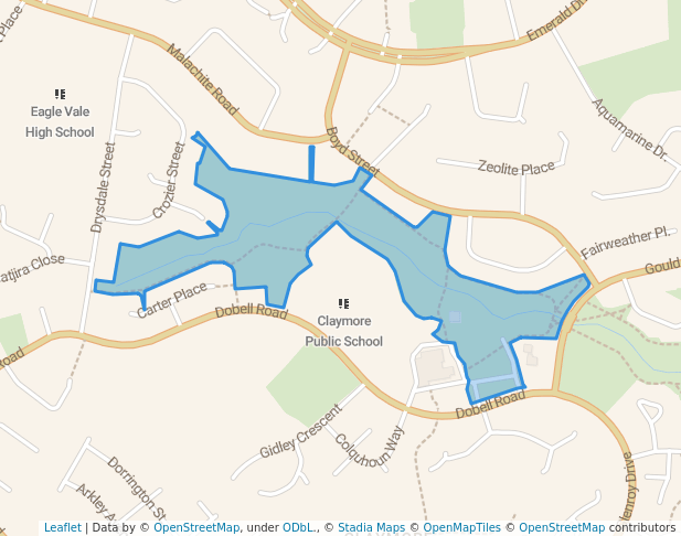 Brady Park in Claymore | Map and Routes