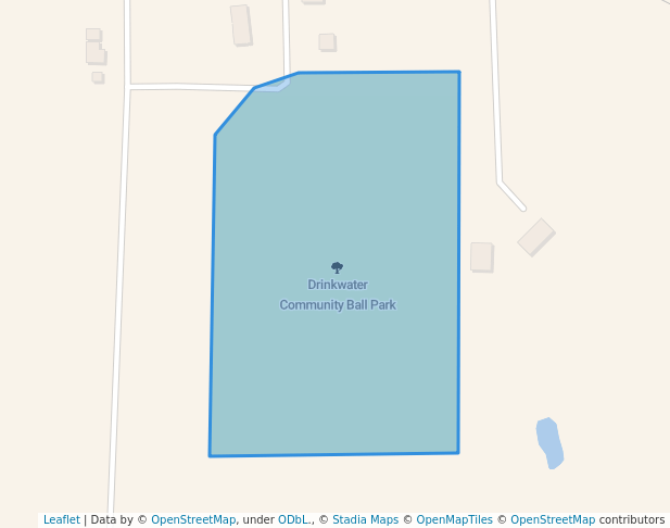 Drinkwater Community Ball Park in Drinkwater | Map and Routes