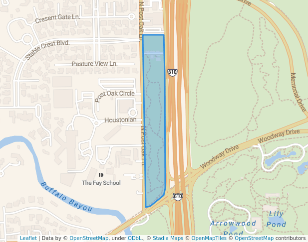 Wiess Park in Houston | Map and Routes