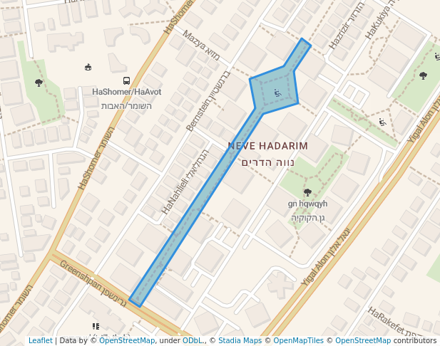 שדרת החוחית in Rishon LeTsiyon | Map and Routes