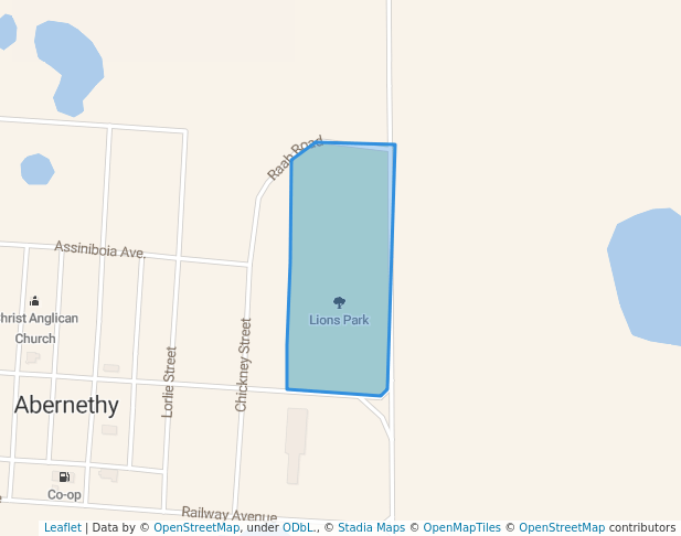 Lions Park in Abernethy | Map and Routes