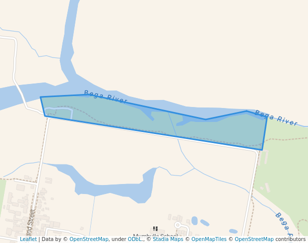 Bega River Reserve in Tarraganda | Map and Routes