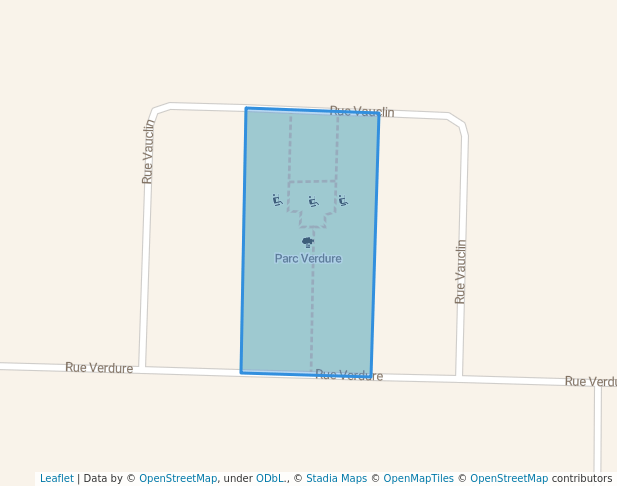 Parc Verdure in Brossard | Map and Routes