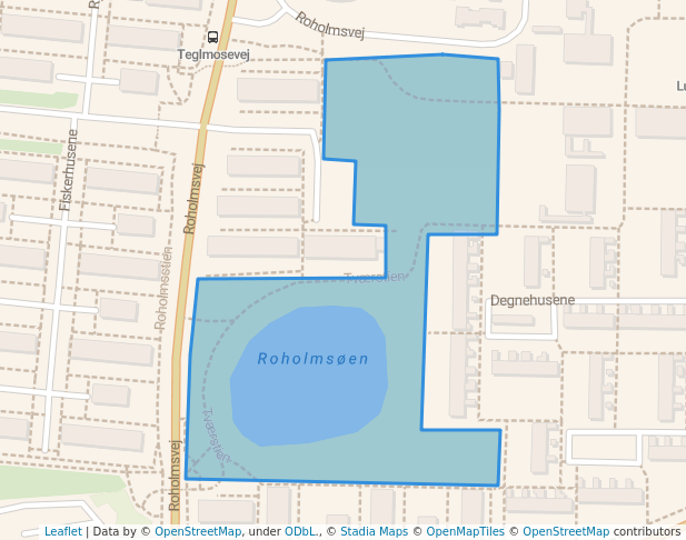 Roholmparken in Albertslund | Map and Routes