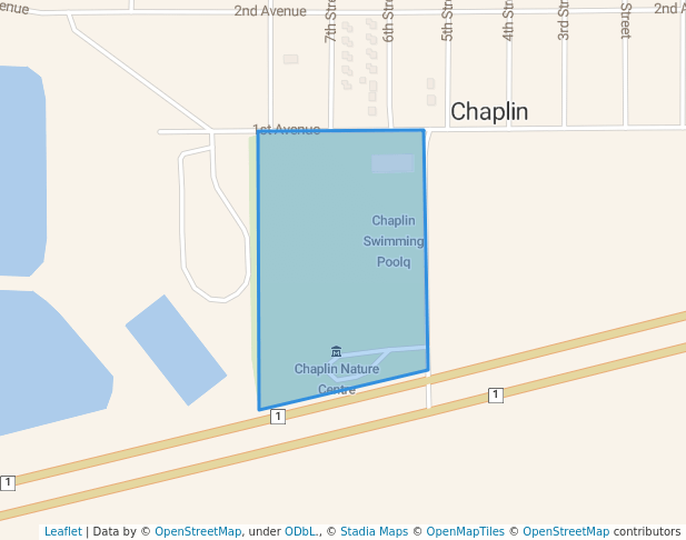Chaplin Ball Diamonds in Chaplin | Map and Routes