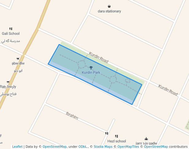 Kurdin Park in Zakho | Map and Routes