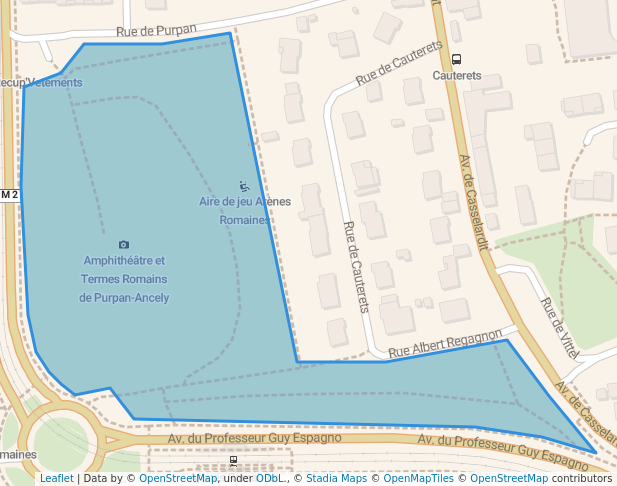 Espace Vert des Arènes in Toulouse | Map and Routes