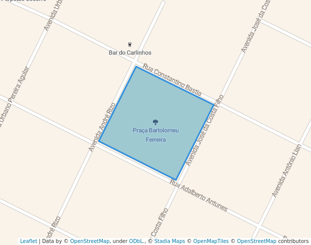 Praça Bartolomeu Ferreira in Matão | Map and Routes