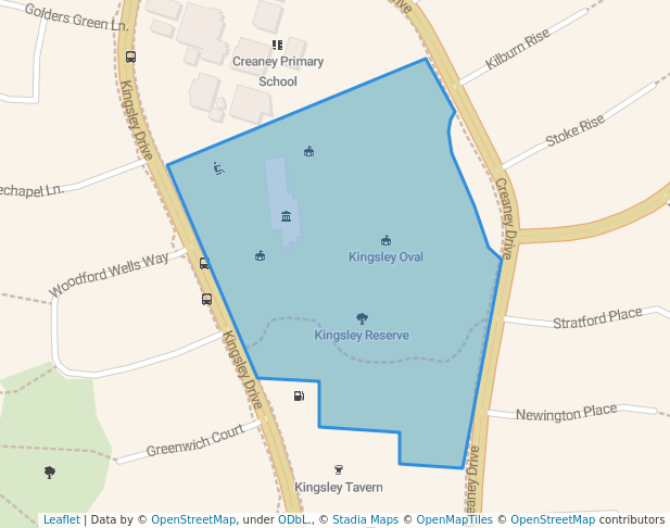 Kingsley Reserve in Kingsley | Map and Routes