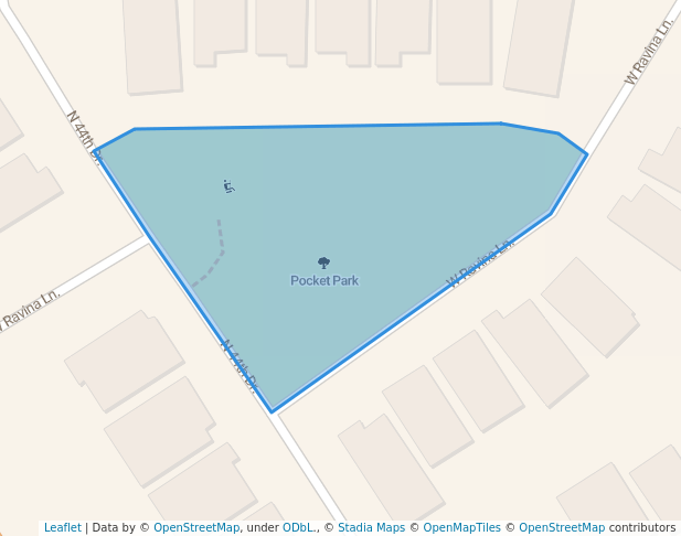 pocket park in Phoenix | Map and Routes