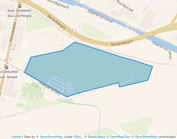 Parc Robert-Lebel in Chambly | Map and Routes