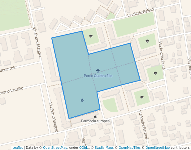 Parco Quattro Elle in Bareggio | Map and Routes