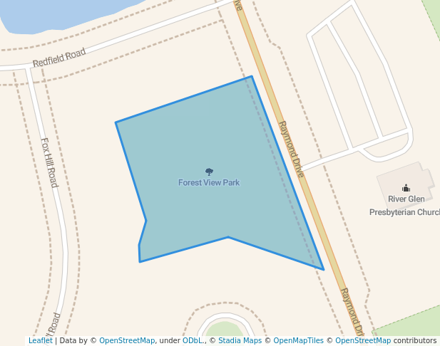 Forest View Park in Naperville | Map and Routes