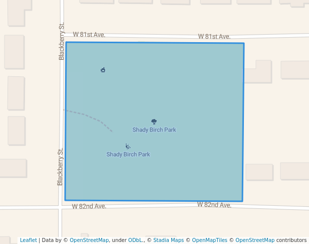 Shady Birch Park in Anchorage | Map and Routes